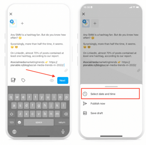 Programmer vos posts LinkedIn gratuitement en 2025 - Planable