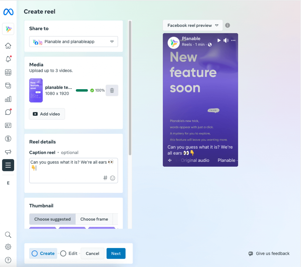 How to Schedule Facebook Reels for Free in 2026 | Planable