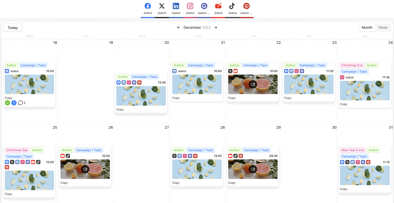How to build a marketing calendar + templates