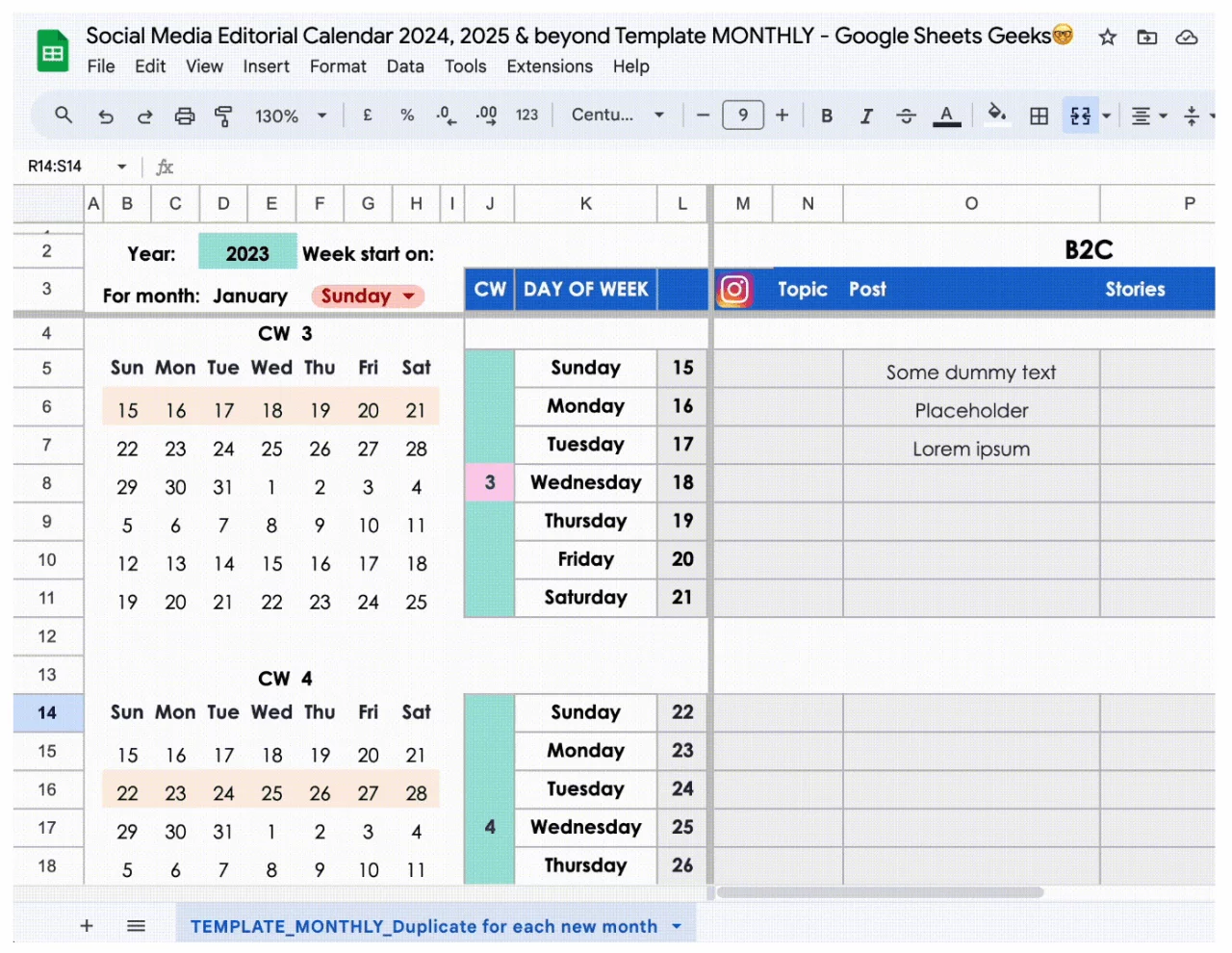How to build a marketing calendar + templates