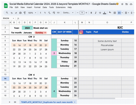 How to build a marketing calendar + templates