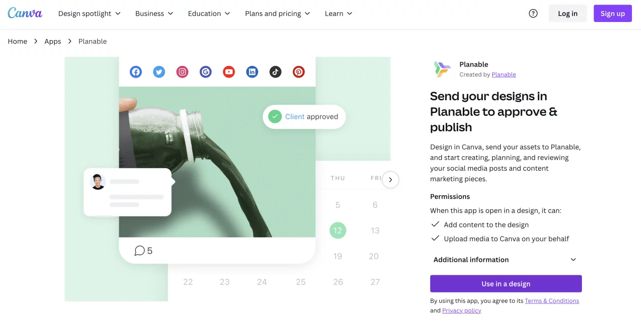 Canva x Planable Integration: Create Visual Stories in a Snap - Planable