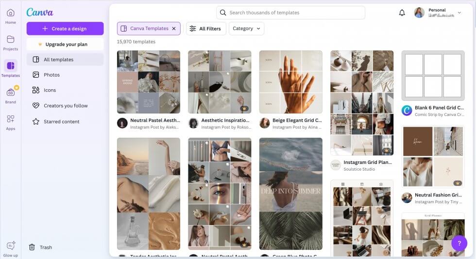 Instagram grid maker: create the perfect layout for your feed
