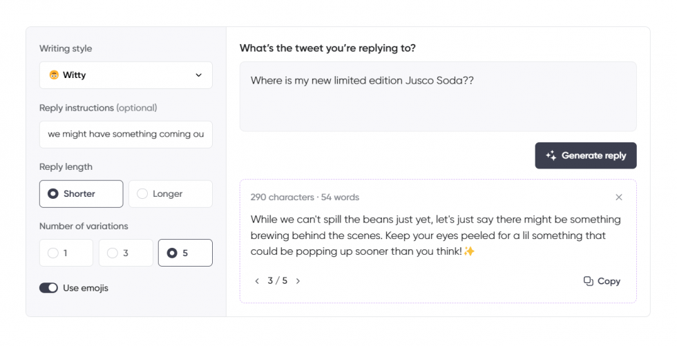 AI Tweet Reply Generator [Free Tool] - Planable