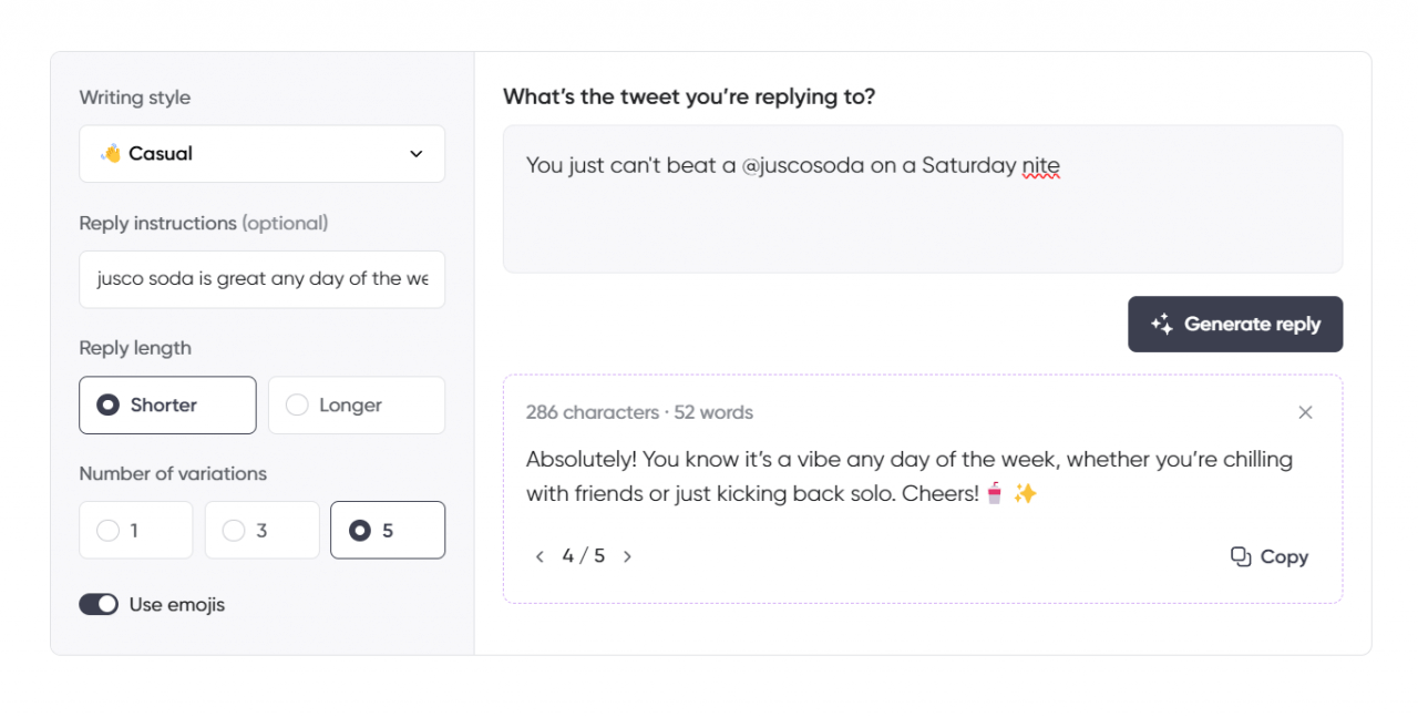 AI Tweet Reply Generator [Free Tool] - Planable