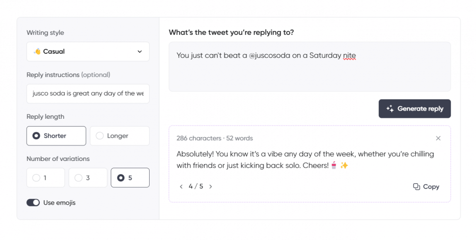 AI Tweet Reply Generator [Free Tool] - Planable