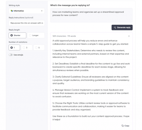 AI Quora Answer Generator [Free Tool] - Planable