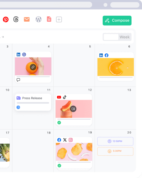 Product | Planable | Free Social Media Content Calendar Tool
