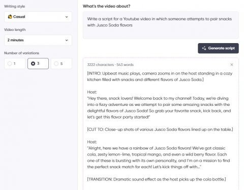 AI Video Script Generator (Free Tool) - Planable