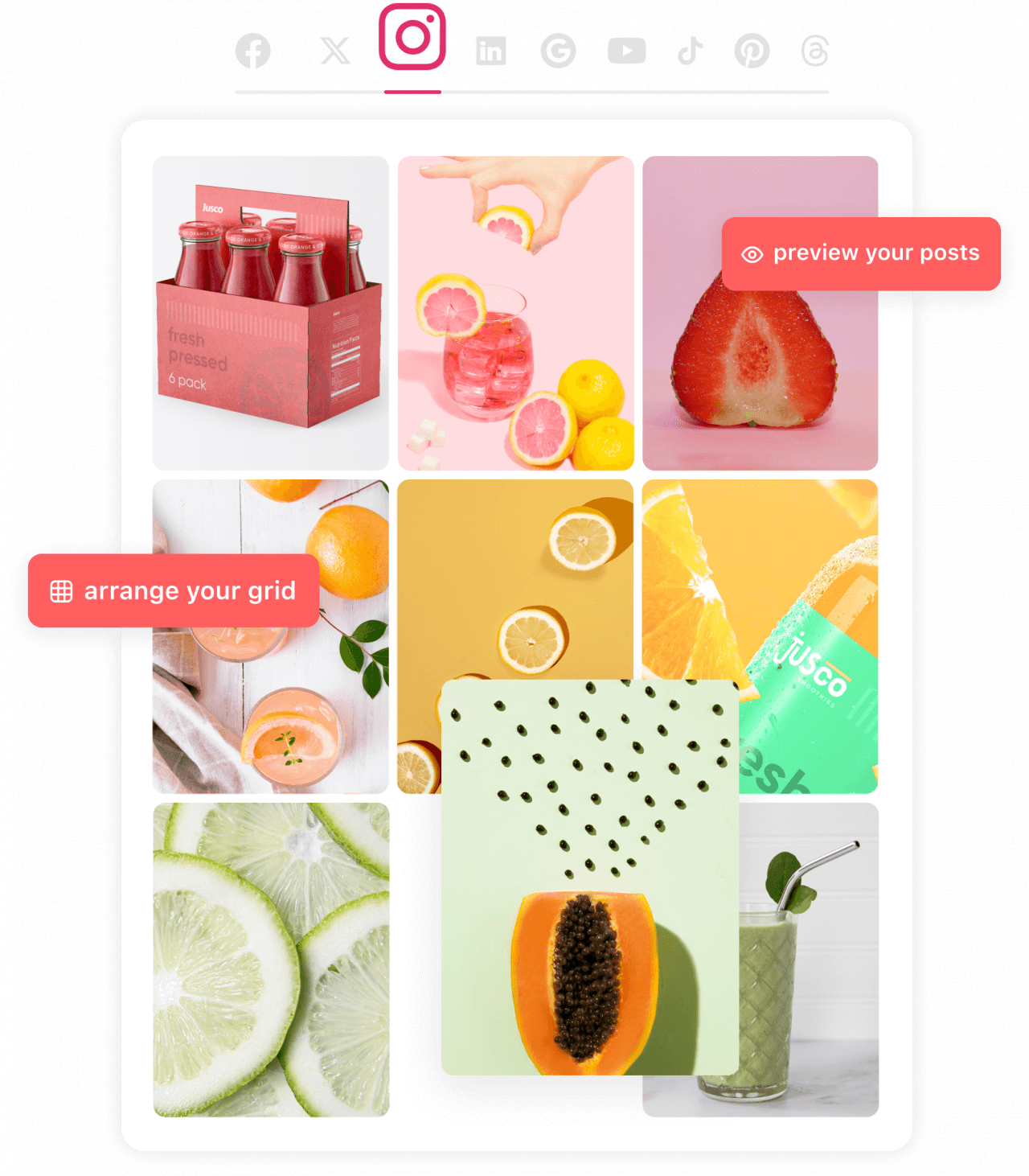 Instagram grid maker: create the perfect layout for your feed