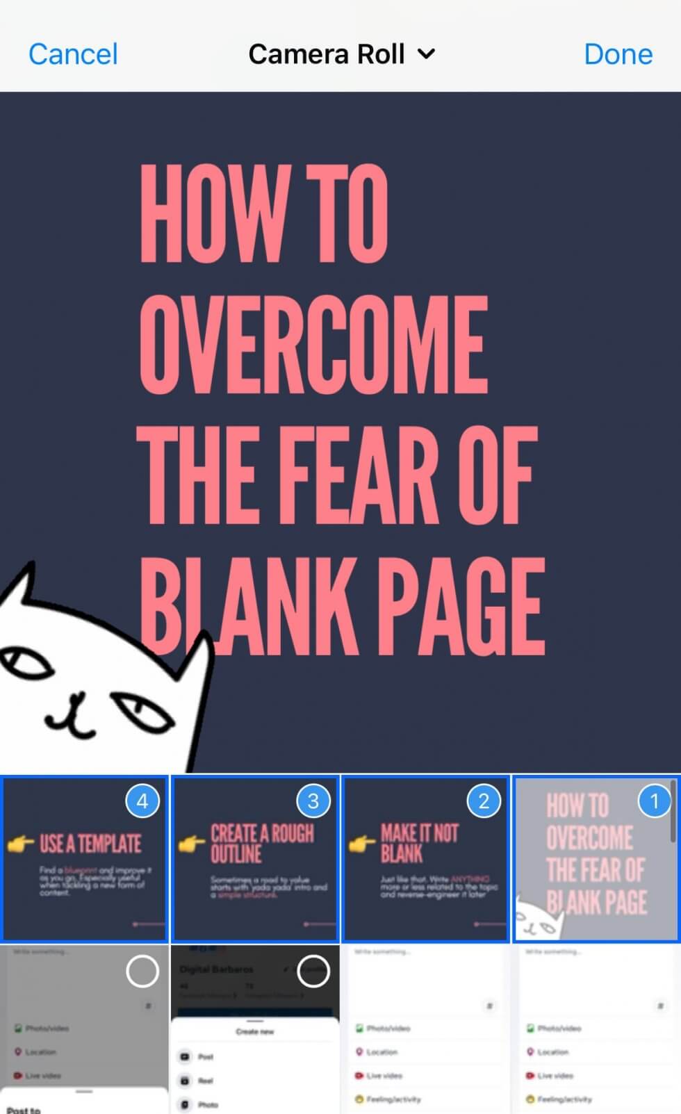How to post a carousel on Facebook: A step-by-step guide