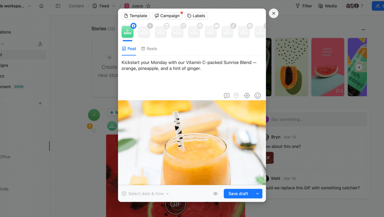 Schedule first comment: Instagram, Facebook & LinkedIn guide