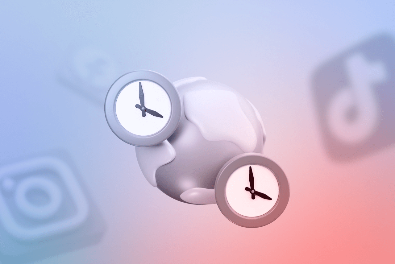 Managing different time zones with social media automation